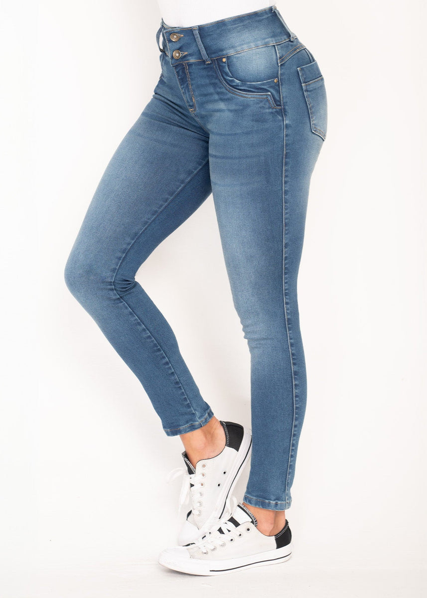 High Rise Butt Lifter skinny jean – Lowla Fashion